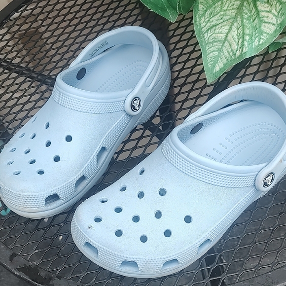 CROCS | Shoes | Crocs Light Blue Water Shoes | Poshmark